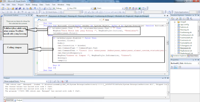 Coding Insert, Update, Delete di VB.Net | Tips Seputar Sistem Informasi Coding Insert, Update, Delete di VB.Net | Tips Seputar Sistem Informasi