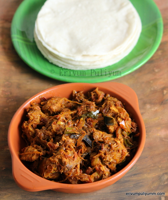 Erivum Puliyum: Meen Roast | Fish Roast ~ Step by Step Pics