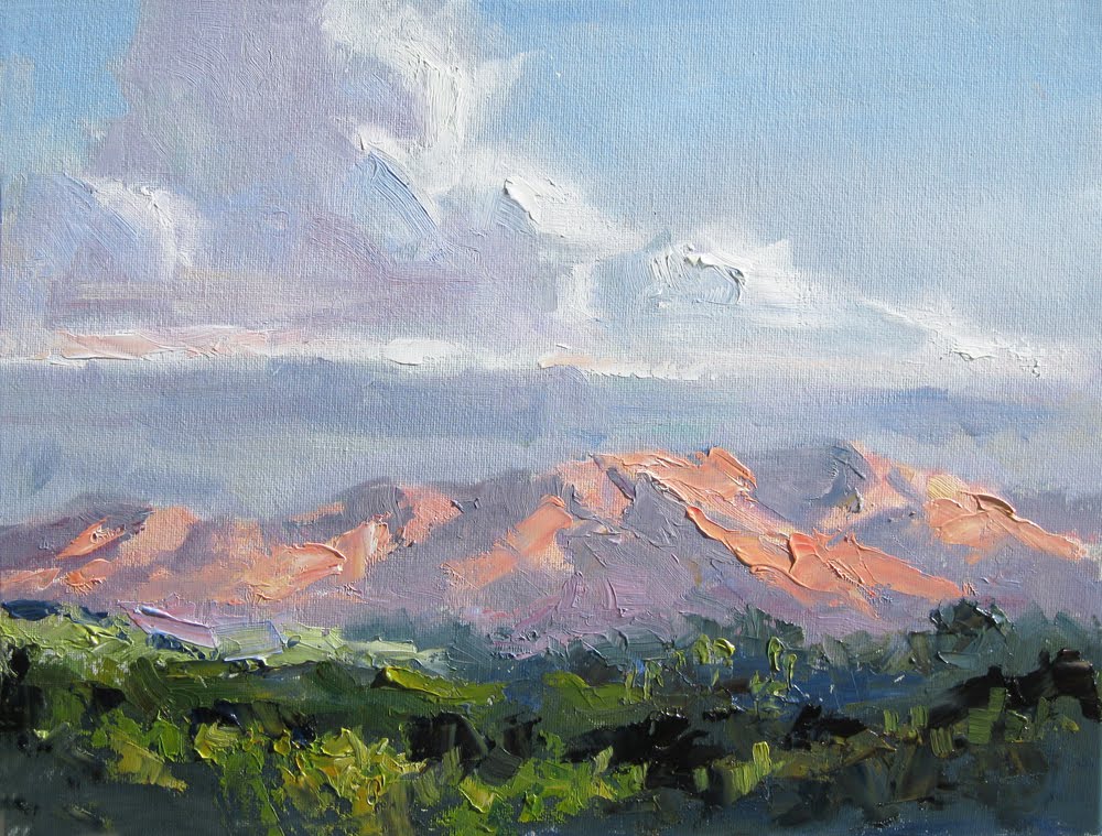 TOM BROWN FINE ART: LARGE CALIFORNIA IMPRESSIONIST PLEIN AIR PAINTING ...