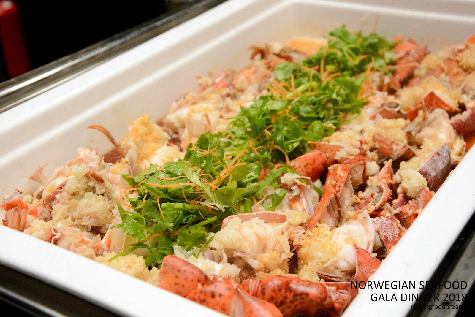 CHASING FOOD DREAMS: Norwegian Seafood Gala Dinner 2018