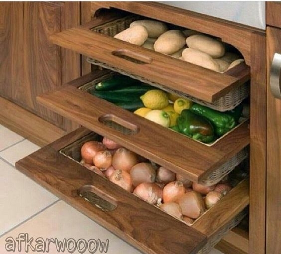 27 Traditional kitchen Storage And Cabinet Ideas With Pantry Built Into ...