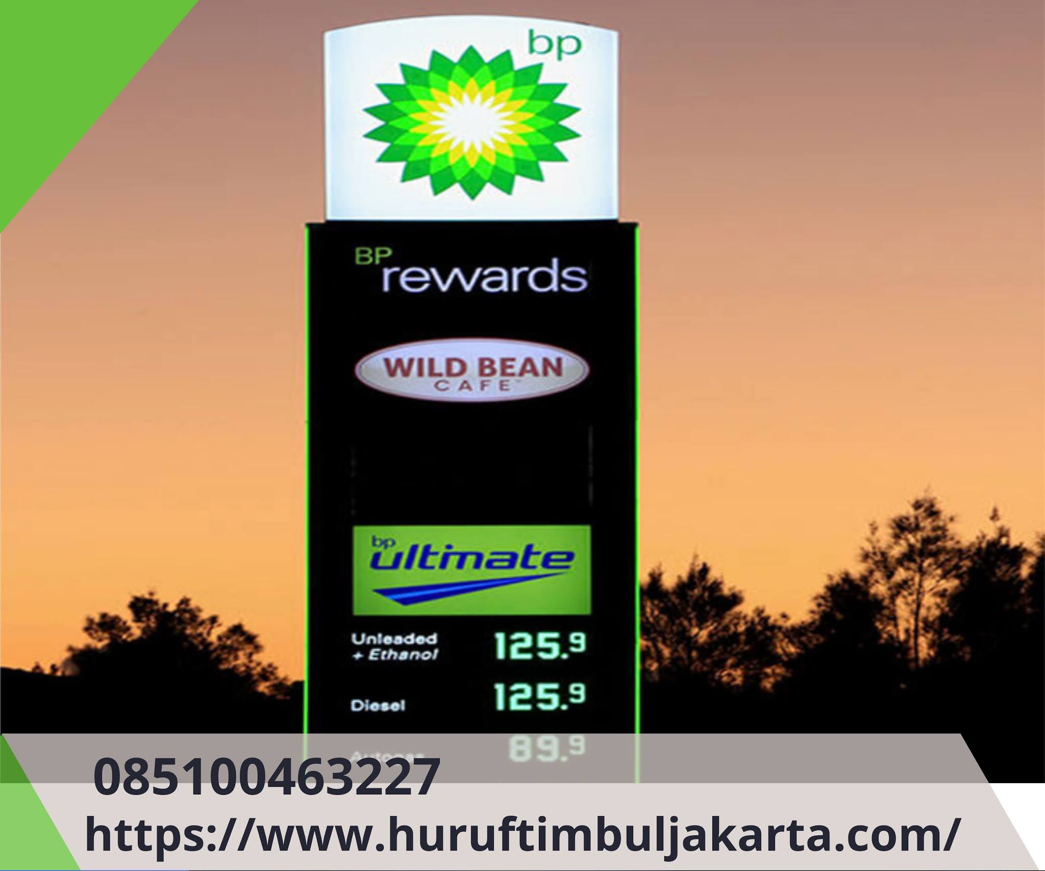 Jasa pembuatan totem/Pylon sign SPBU 085100463227 - Jasa pembuatan ...