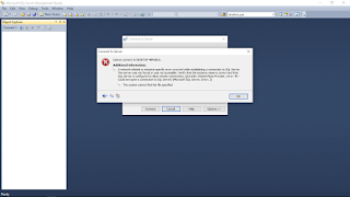 A network-related or instance-specific error occurred while ...