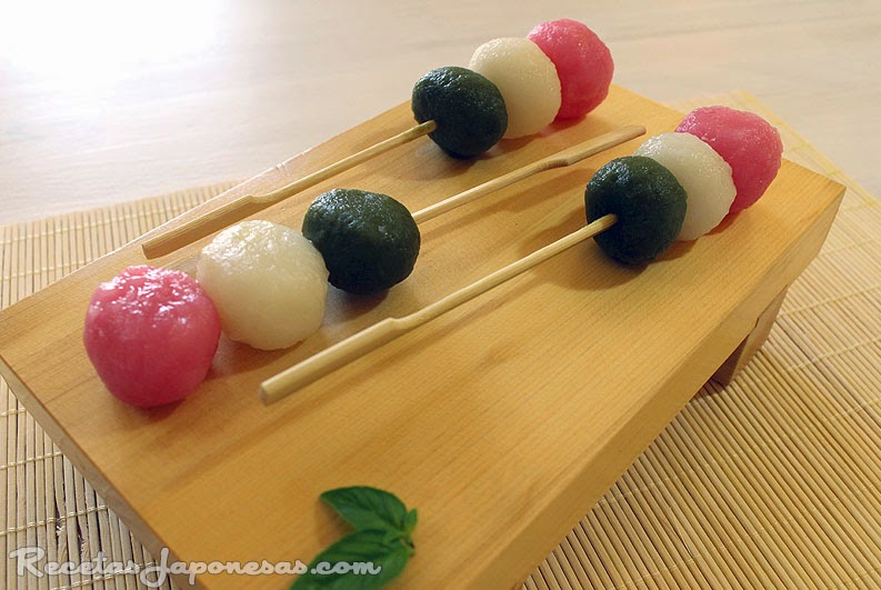 Hanami dango | Recetas Japonesas en español!