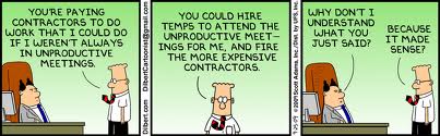 Made redundant? Breathe. Help is on its way.: Dilbert