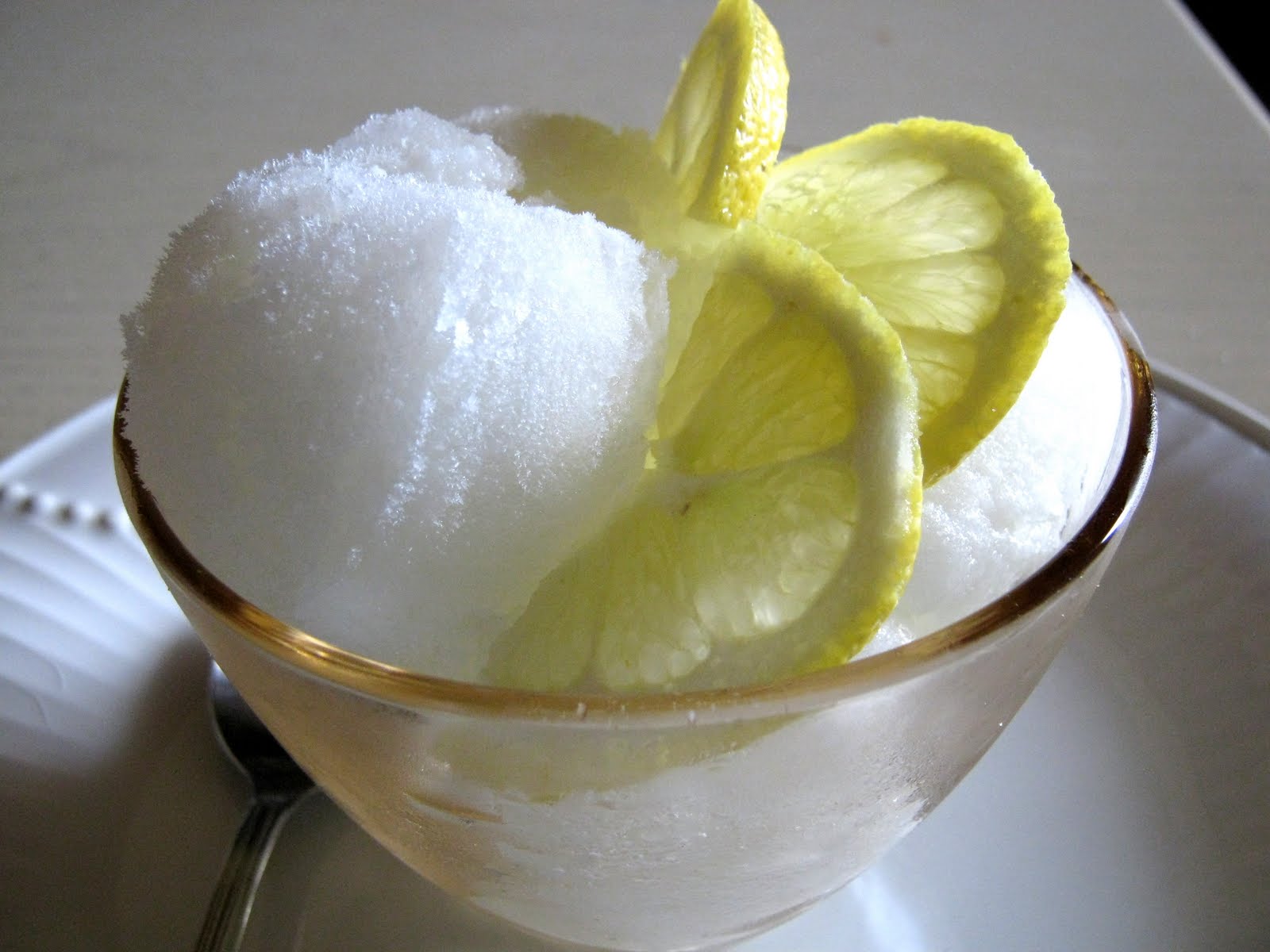 italian cooking: Granita al limone