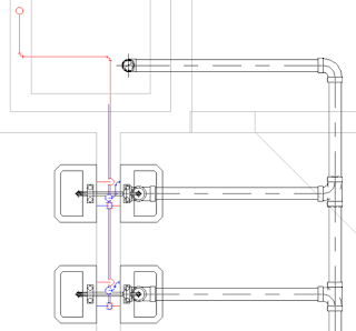 Contoh gambar MEP (Mekanikal, Elektrical, plumbing)