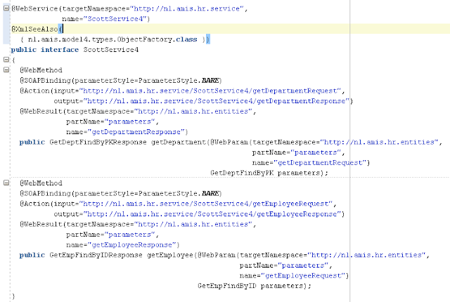Java / Oracle SOA blog: Contract First web service with JDeveloper