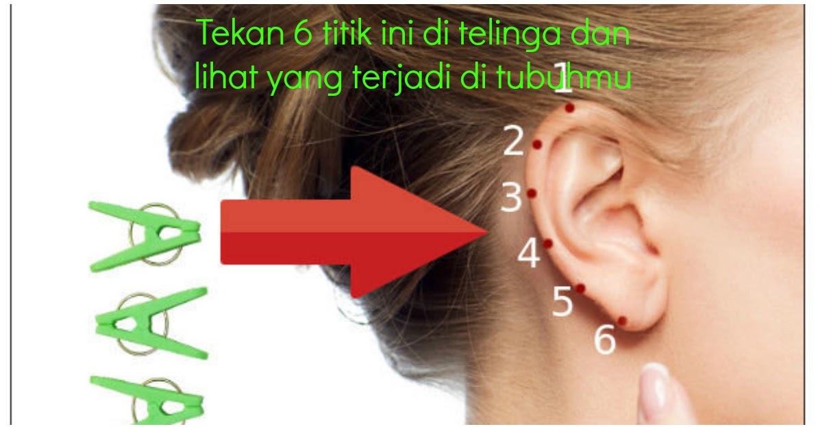 berita terpercaya 2P: Coba Kamu Tekan 6 Titik Di Telinga dan Lihat Apa ...