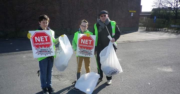 5de leerjaar Wildenburg: ZWERFVUILACTIE WINGENE