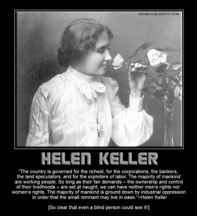 Political Memes: Helen Keller: Politically Handicapable