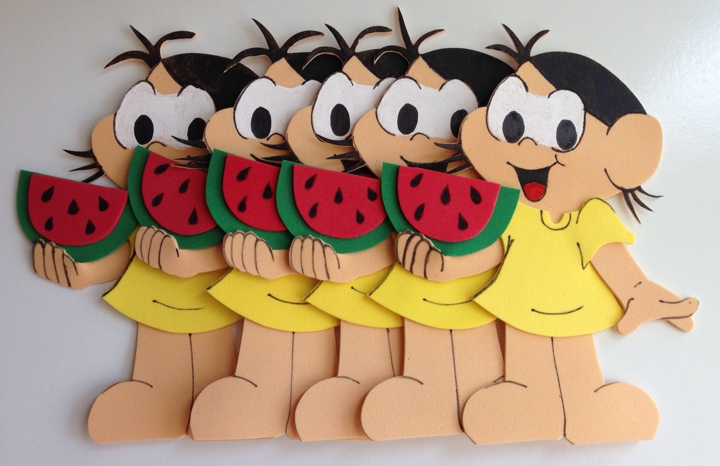 EVA Sob Medida - Artesanato e Moldes: Turma da Mônica em EVA