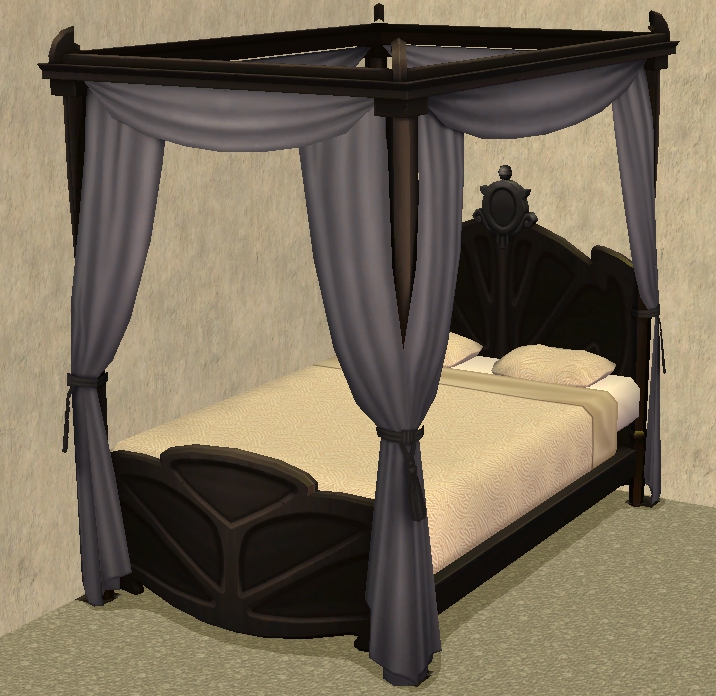 TheNinthWaveSims: The Sims 2 - The Sims 4 Realm Of Magic Bed For The Sims 2