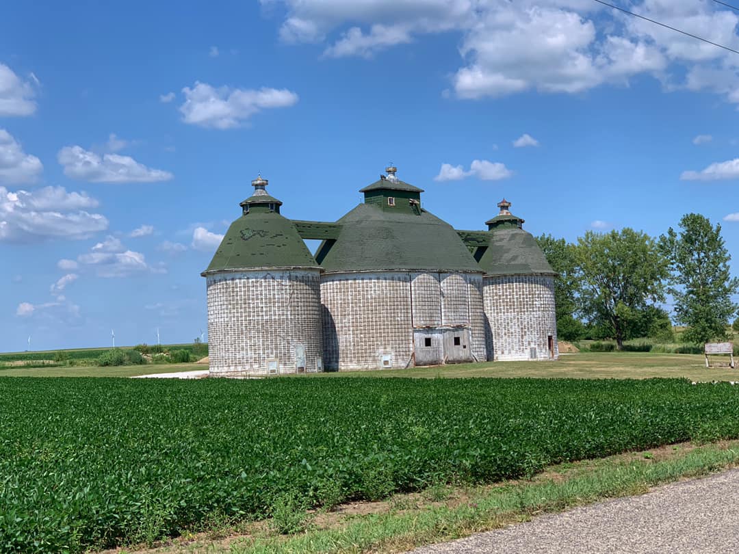 Industrial History: Some Concrete Corn Cribs in Illinois