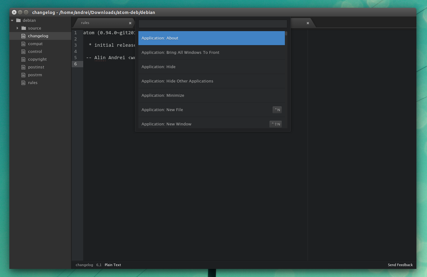Install Atom Text Editor In Ubuntu Via Ppa 32bit 64bit ~ Web Upd8