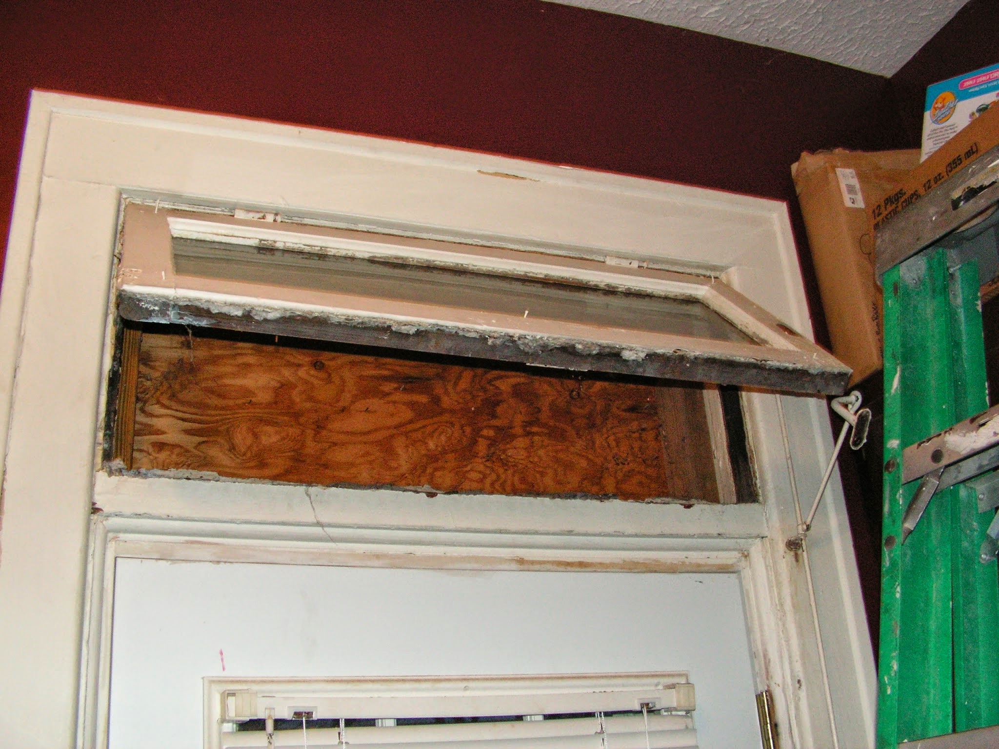 1900 Victorian Home Restoration: Transom window