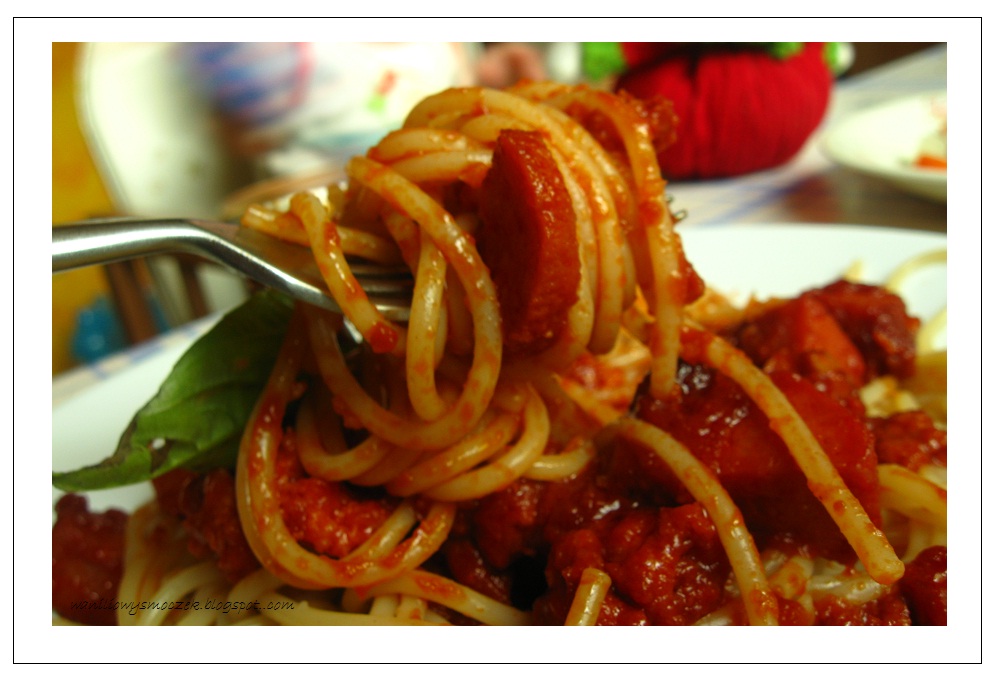 Z zapachem wanilii we włosach...: Spaghetti z "Ojca Chrzestnego ...