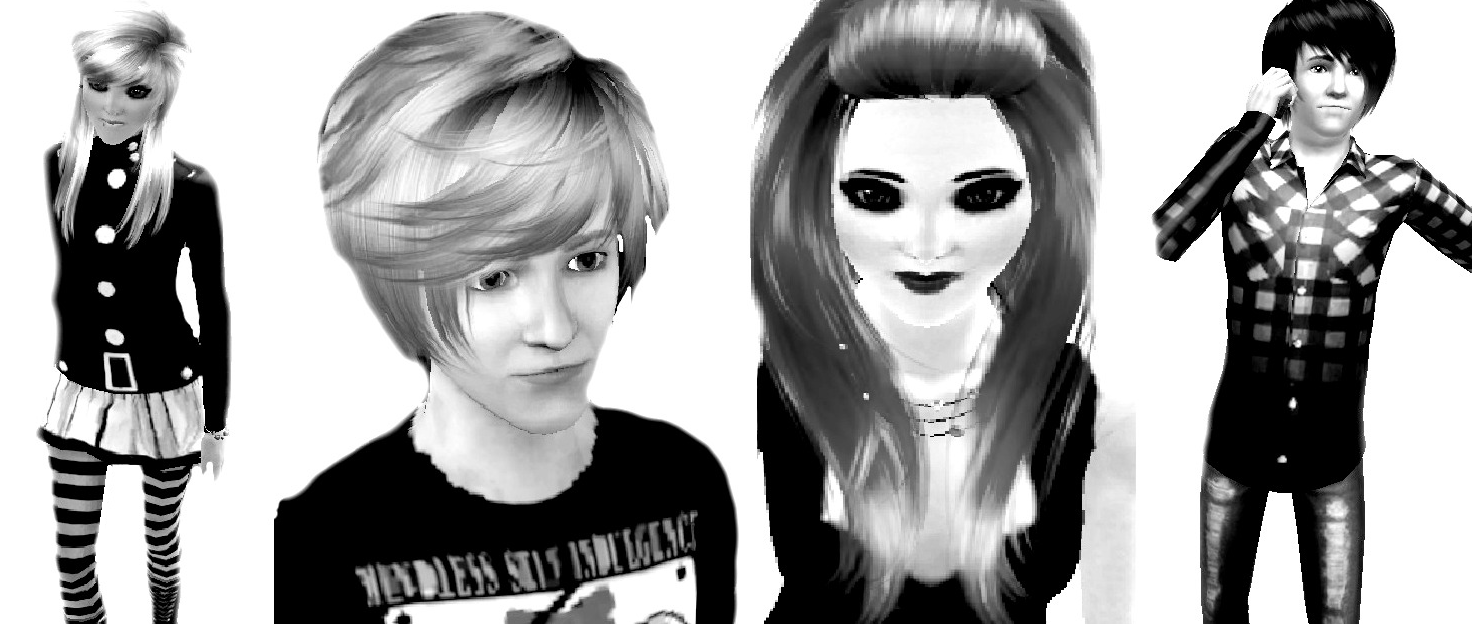 The Darkside. Sims 3: Emo Scene Sim