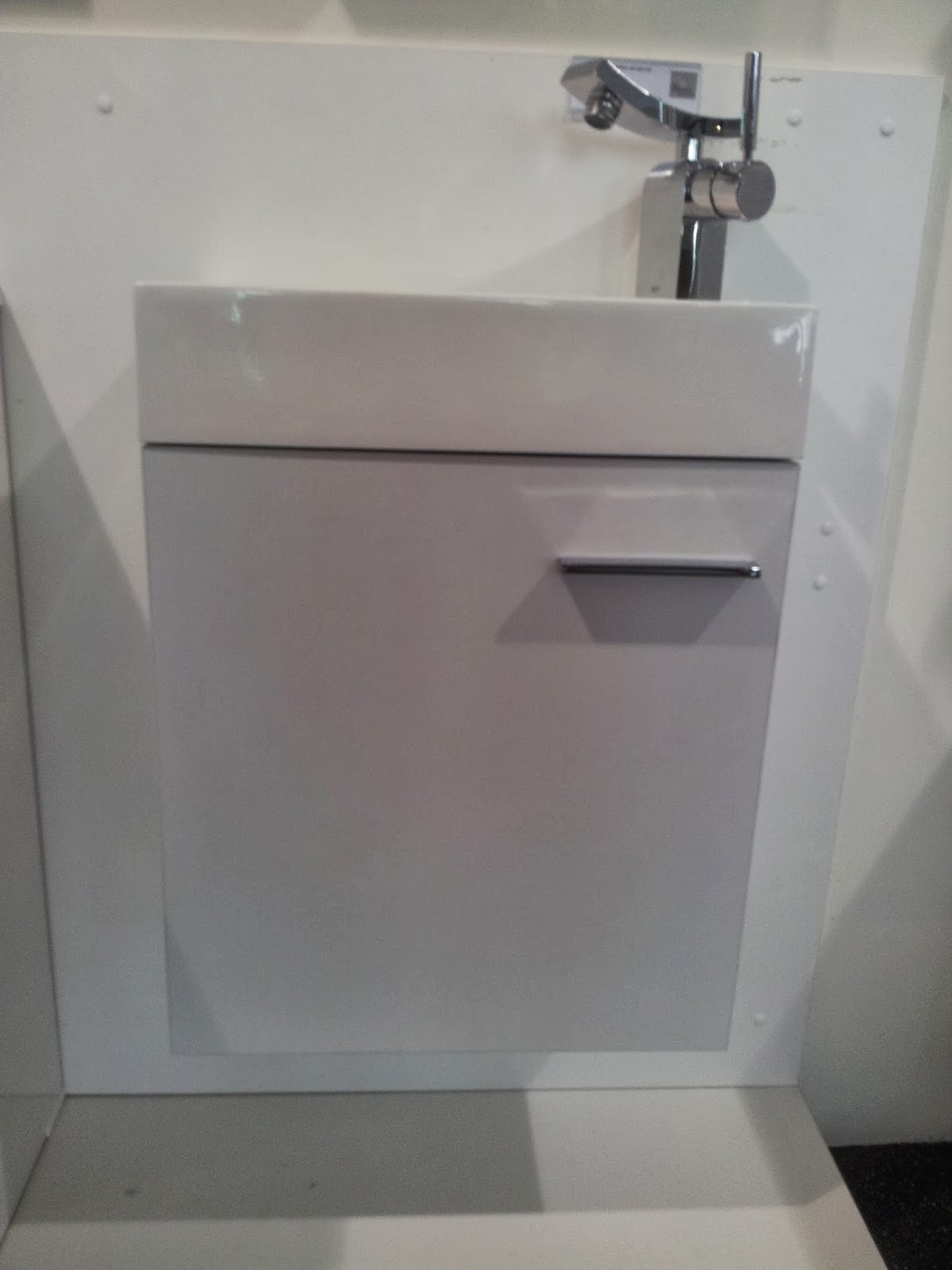 Jarrah Jungle: Powder Room Renovation - Basin and Vanity