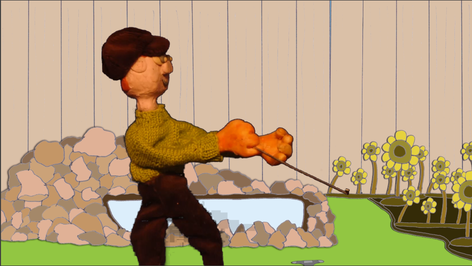 Christopher's Animation Blog: Gopher Golf: Mixing the 2D and 3D