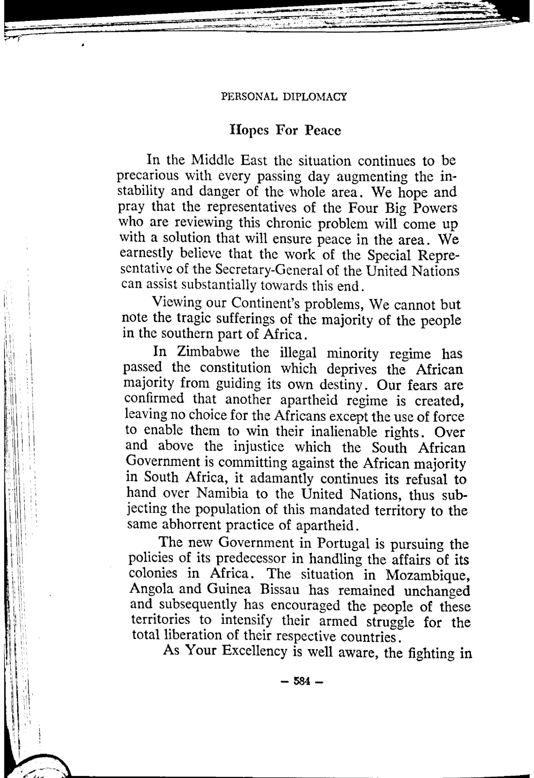 Speech of the Day - Chronological Speeches of His Imperial Majesty ...