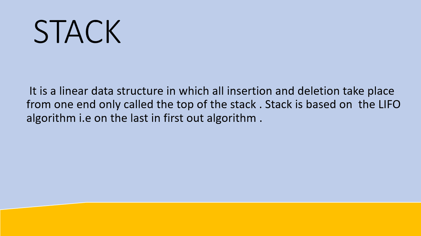 WHAT IS STACK what-is-stack