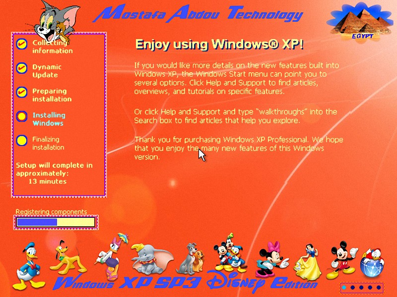 Jual Windows Komputer: Windows XP Disney Edition (NOT READY)