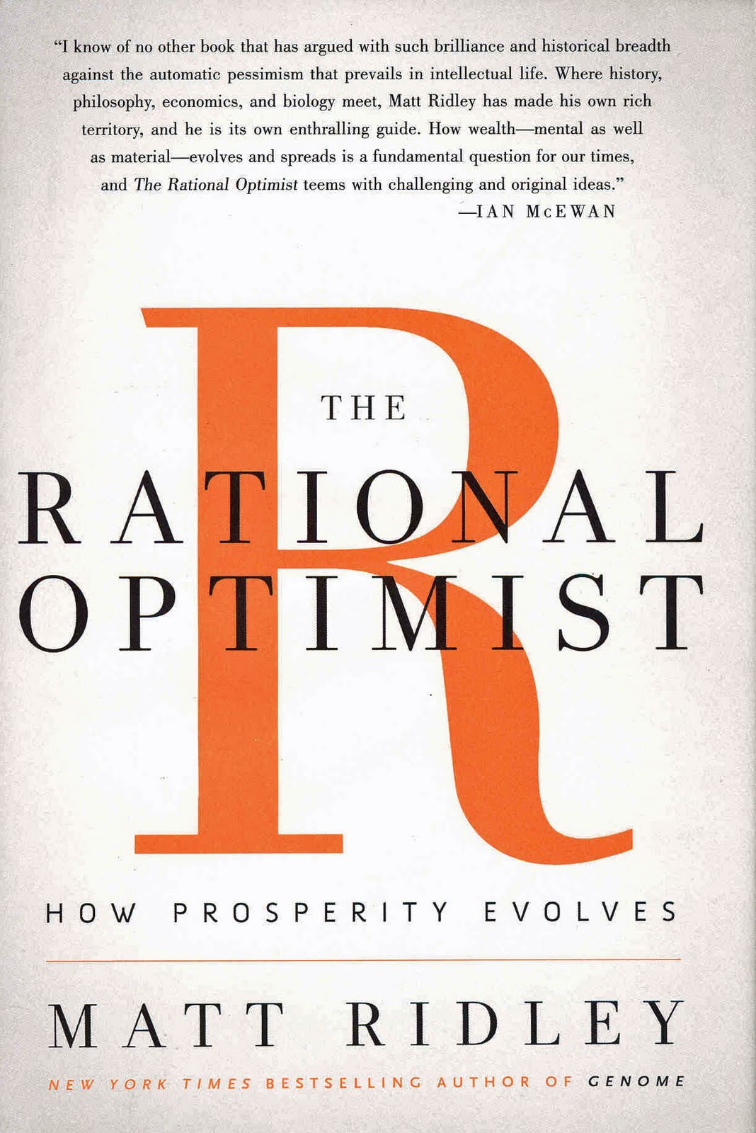 Week 25: The Rational Optimist