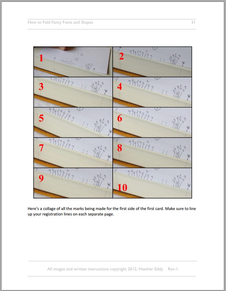 How to Fold Fonts and Shapes (Fancy Fonts)