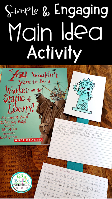 Simple and Easy Main Idea Activity - Teaching Fourth and more!