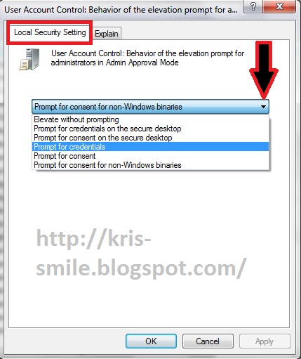 Cara Memberi Password Pada UAC (User Account Control) Windows | OM Kris