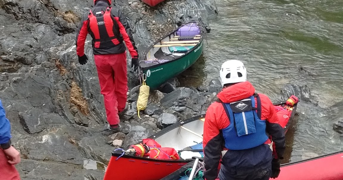 Canoes, Mountains & Caves: Pinned Canoe ... Interesting Day