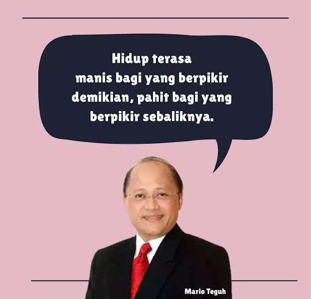 150 Kata Kata Bijak Mario Teguh yang Penuh Motivasi dan Semangat - Putarmuter