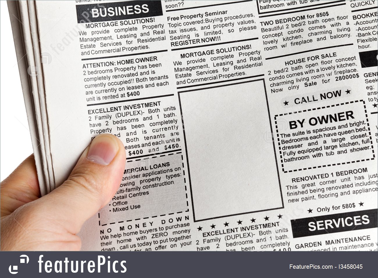 Newspaper Classifieds Template ~ Medical Resume