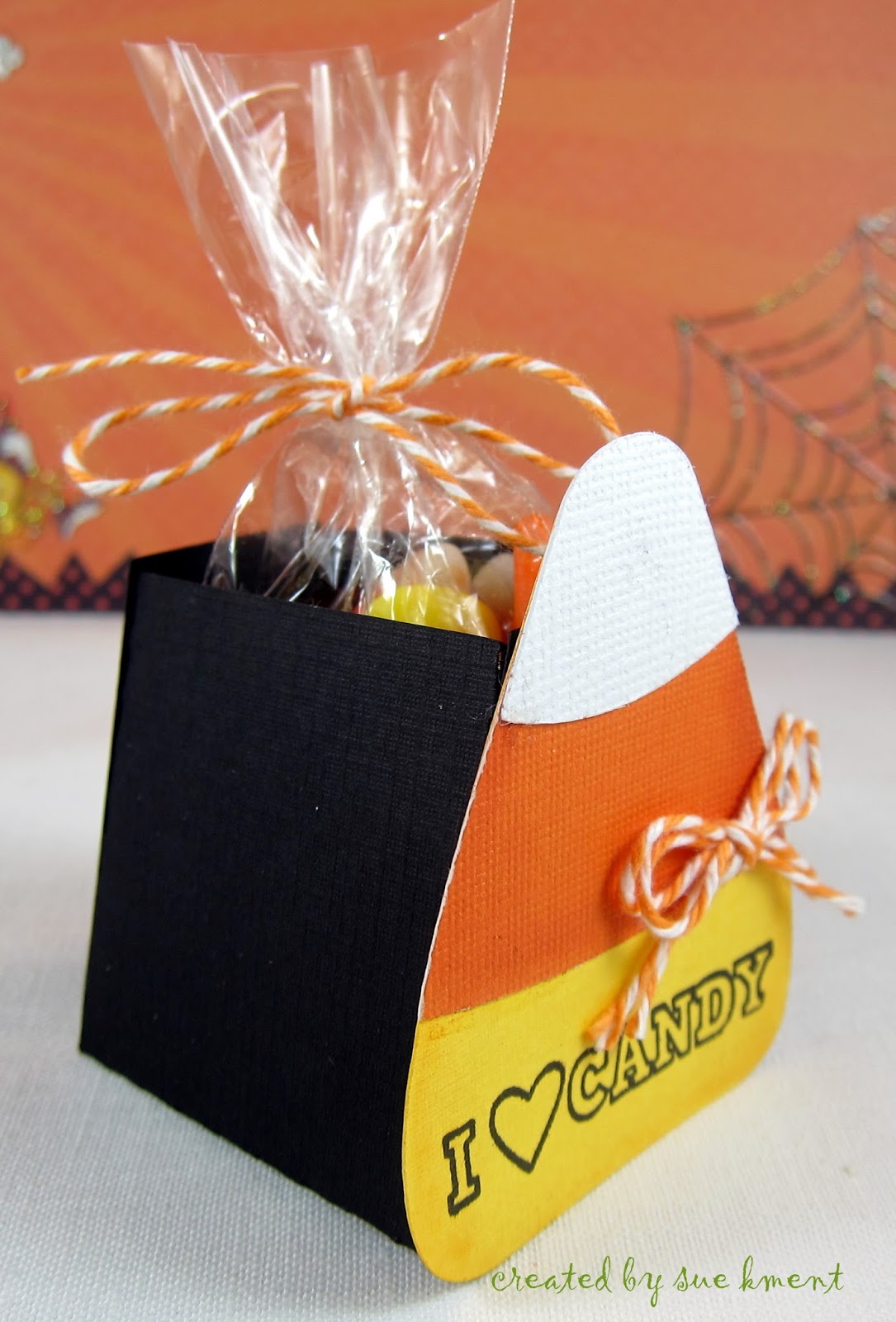 Sue's Stamping Stuff: Candy Corn Treat Box