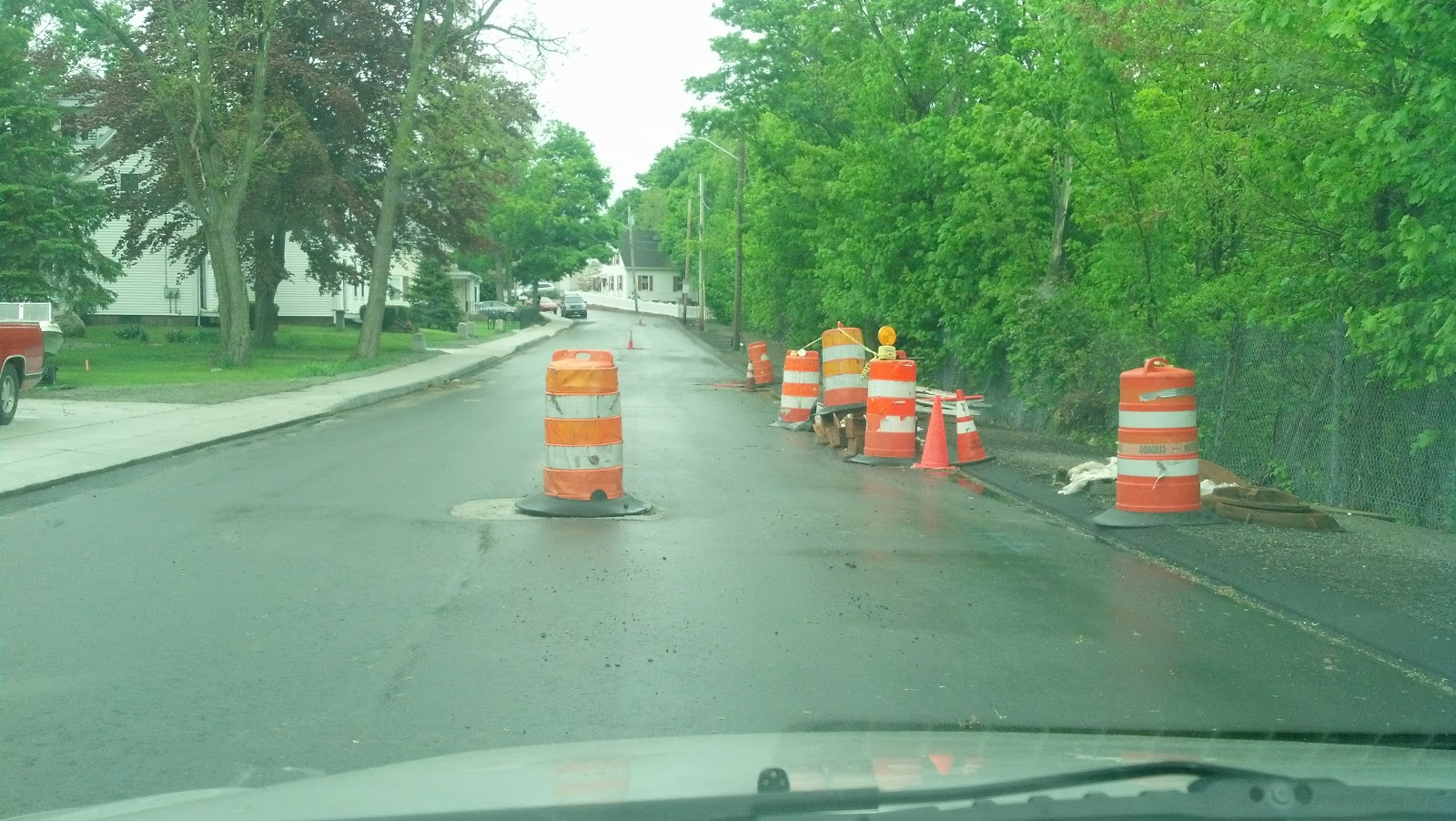 Franklin Matters: Slalom driving course