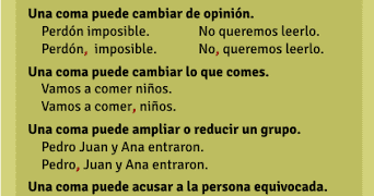 Cómo escribir correctamente: No te comas esa coma