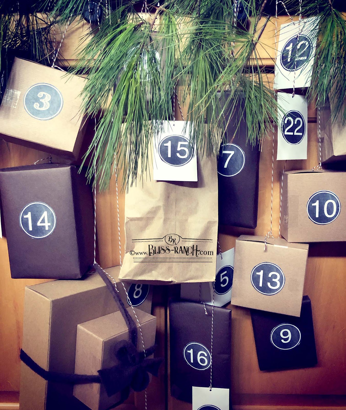 Bliss Ranch: Handmade Advent Calendar By A Pint Size Crafter