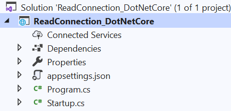 How to read connection string in ASP .NET Core - CoreProgram