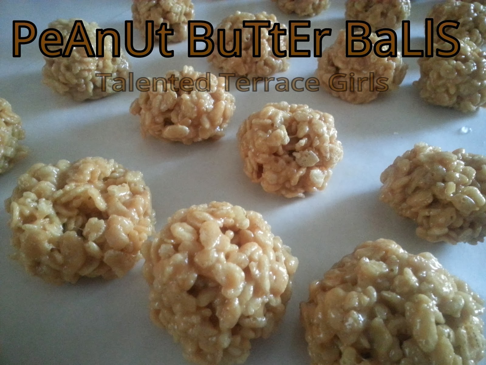 Talented Terrace Girls: Sweet Tooth Tuesday: Peanut Butter Balls