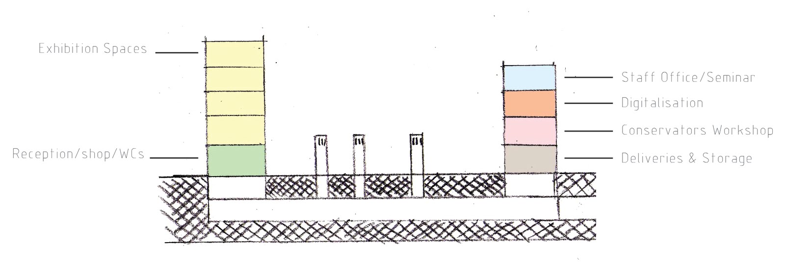 Alex Warren Architecture | Design Studio Work: The Two Towers