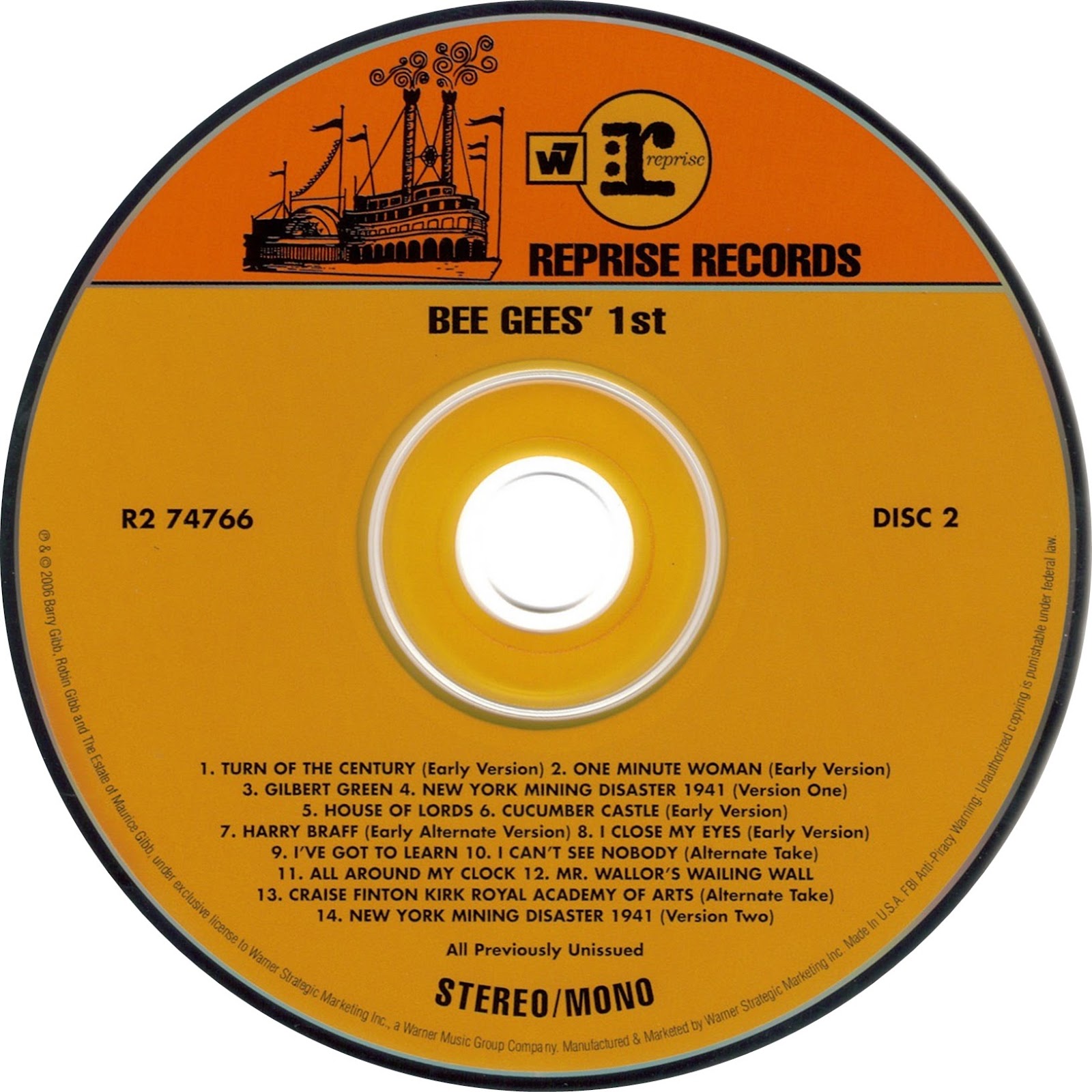 1967 Bee Gee's 1st - Bee Gees - Rockronología