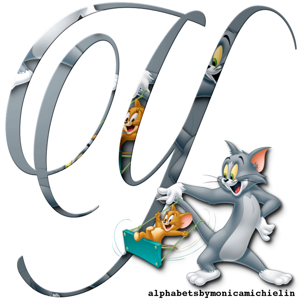M. Michielin Alphabets: TOM AND JERRY CARTOON ALPHABET PNG