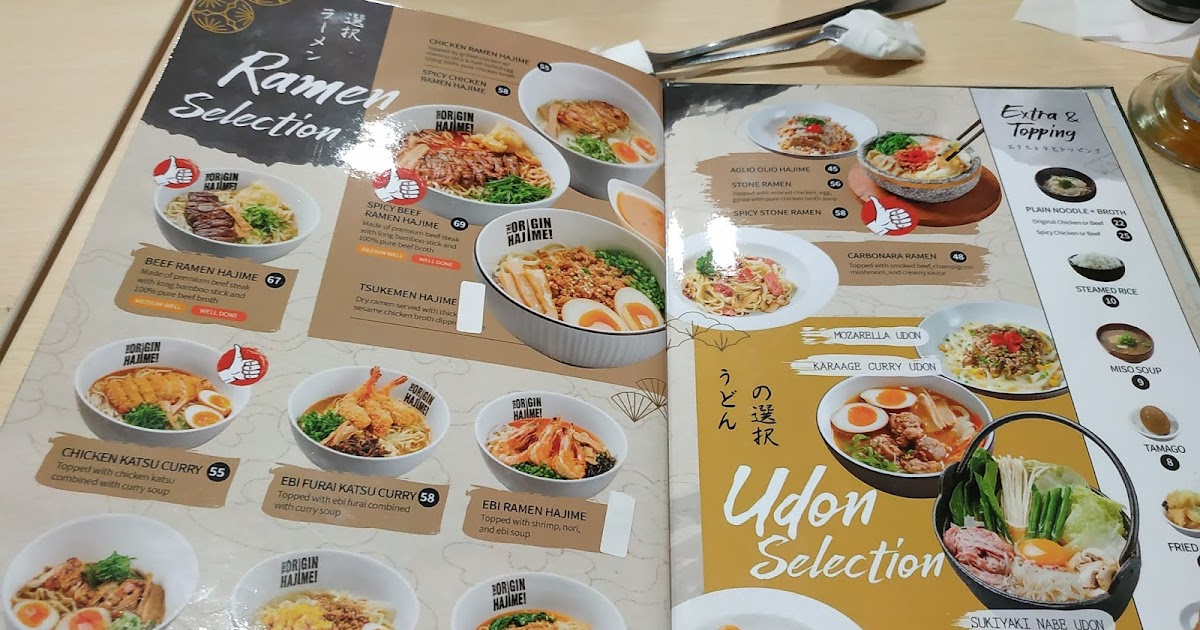 Hajime ramen resto dengan menu dan nuansa Jepang - devina mutia azzahra