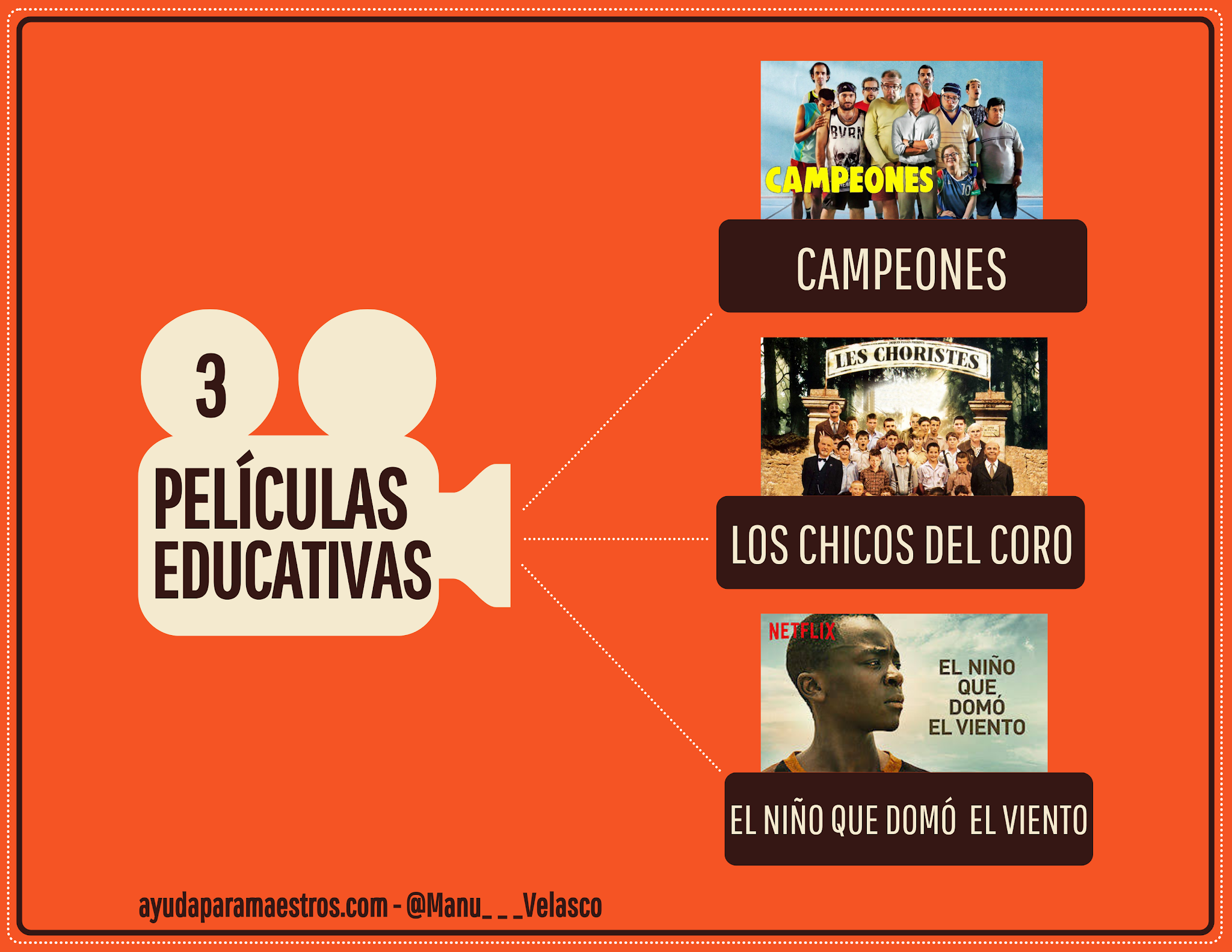 AYUDA PARA MAESTROS: 3 películas educativas