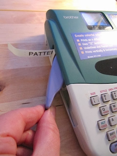 Sew Many Ways...: Organizing...My Label Maker