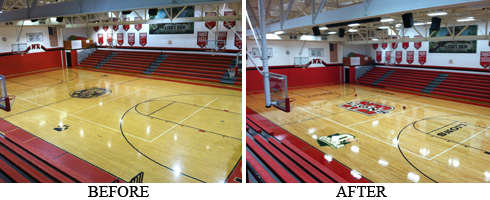 New Richmond High School Sports: NRHS Gym gets makeover