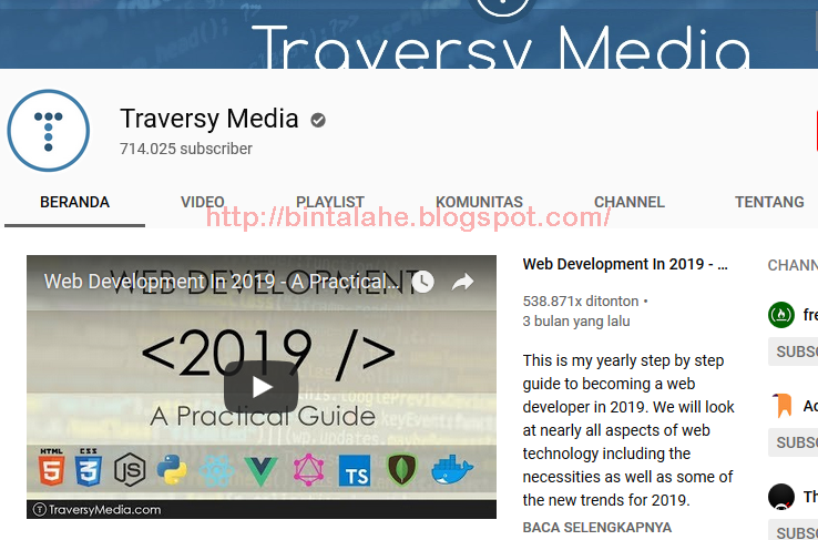 9 Saluran YouTube Terbaik untuk Belajar Pemrograman - Ninna Wiends