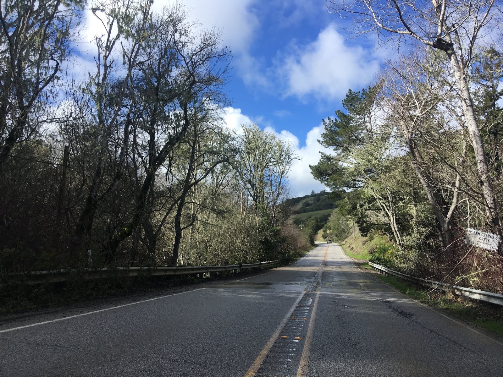 California State Route 84 over the Santa Cruz Mountains from I-280 west ...