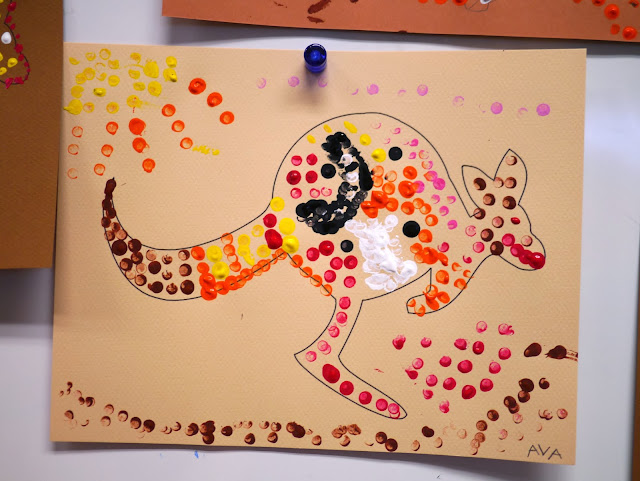 Little Hiccups: Aboriginal Dot Art Activity